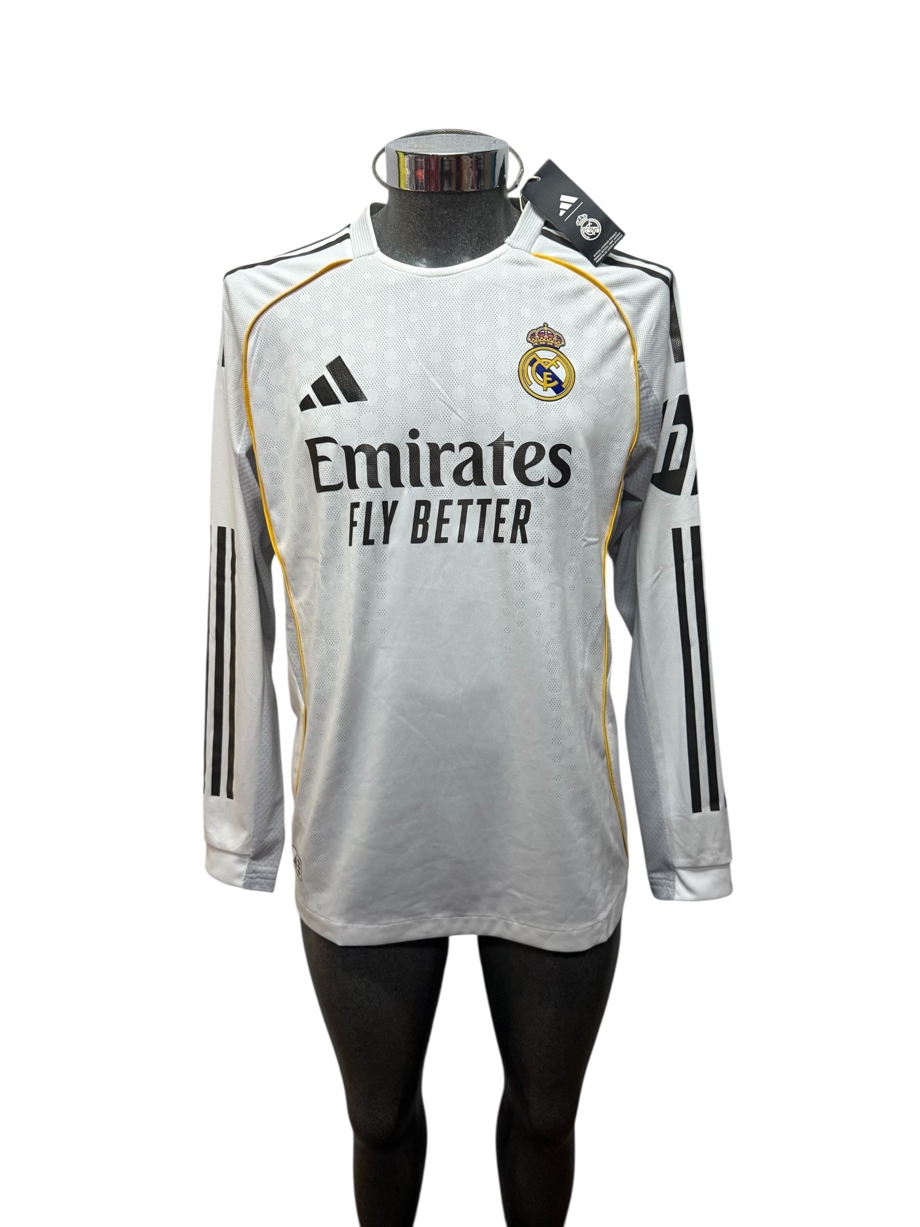 Jersey Original adidas Real Madrid local jugador manga larga authentic ...