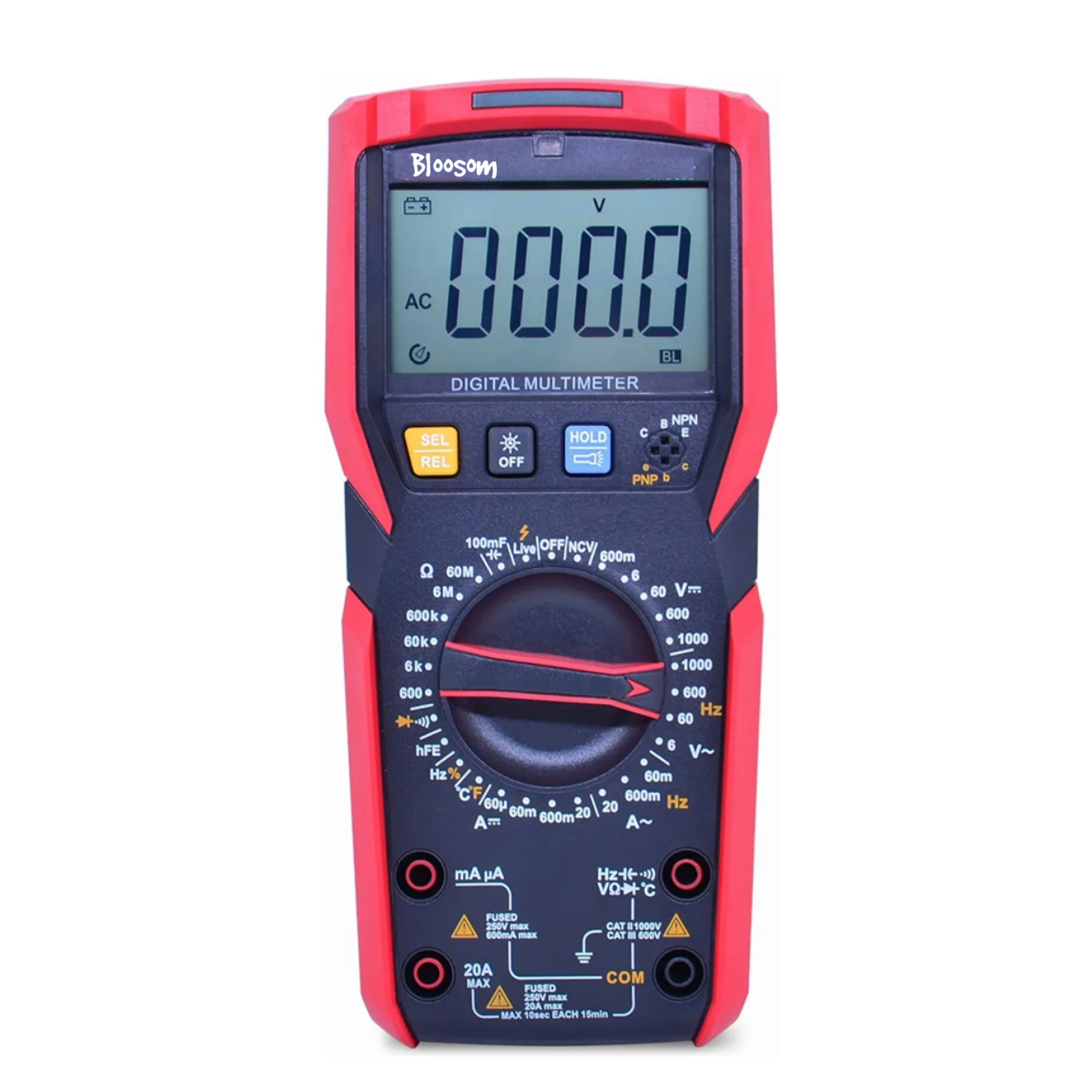 Multímetro Digital Uni-t Ut89x 6000 Cuentas Manual, Rojo