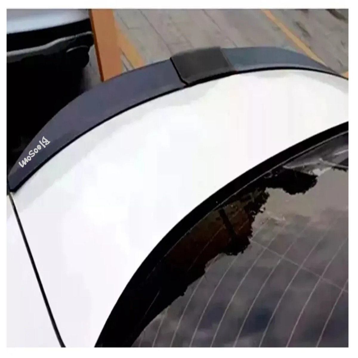 Alerón Negro Splitter Cola De Pato Ajustable Universal Sport