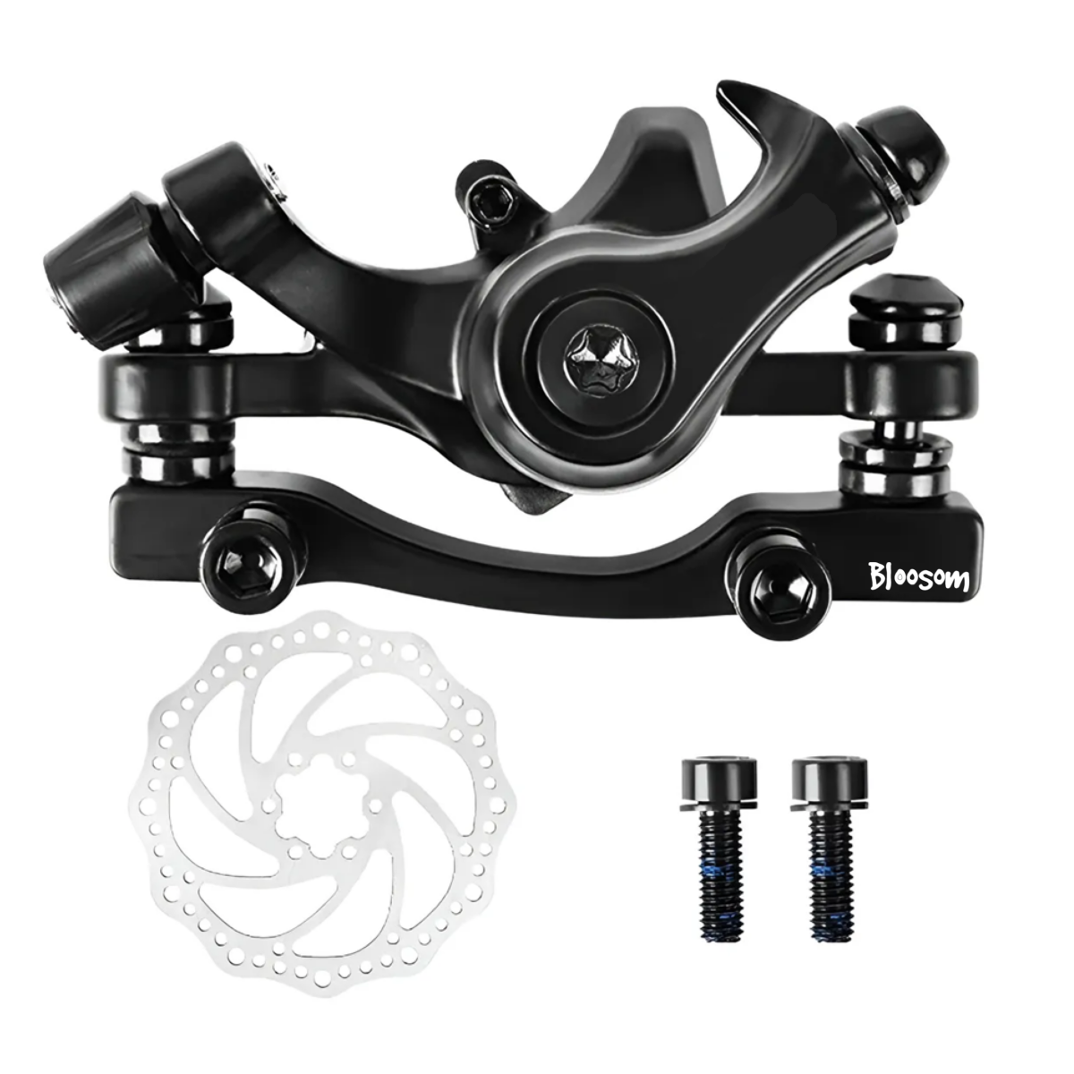 Caliper Mas Rotor Para Freno De Disco 160mm Rueda Delantera, Negro
