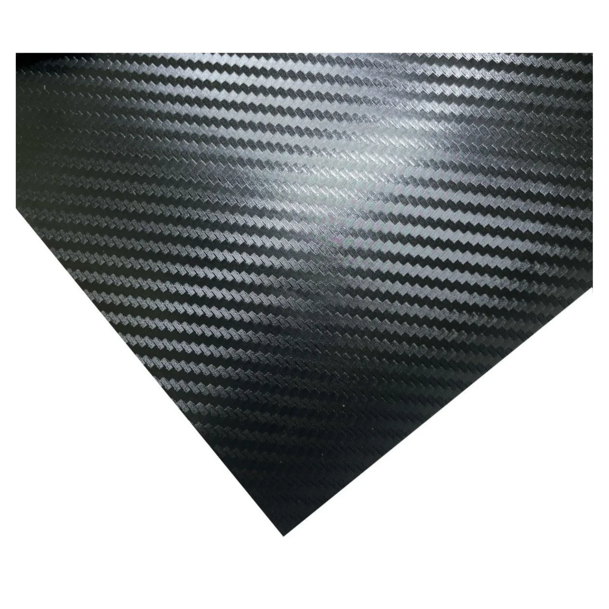 Vinil Automotriz Fibra De Carbono Negro Textura 30 Cm X 3 Mt