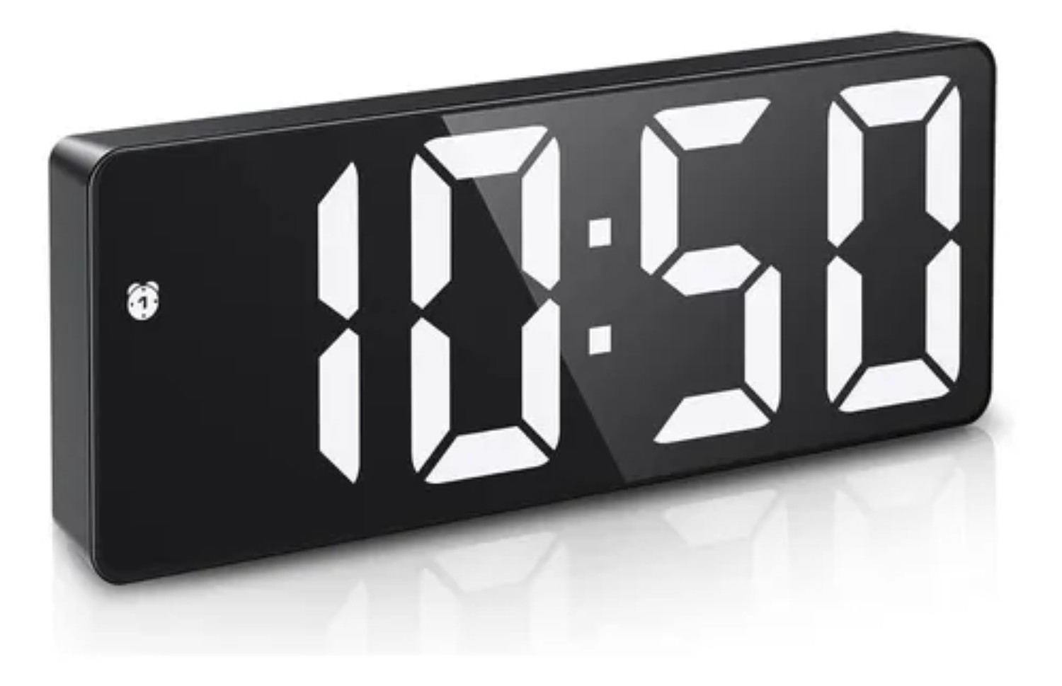 Reloj Digital De Pared Led Termómetro Y Despertadores