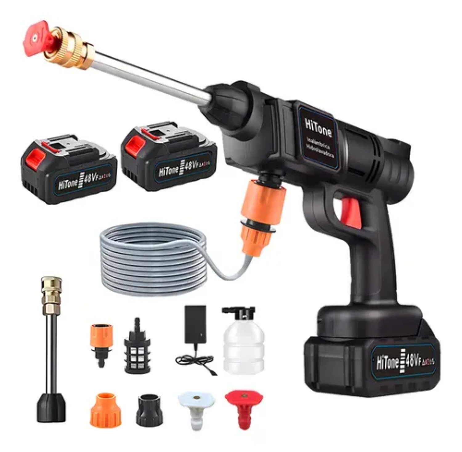 "Hidrolavadora HT98 negro 48 v