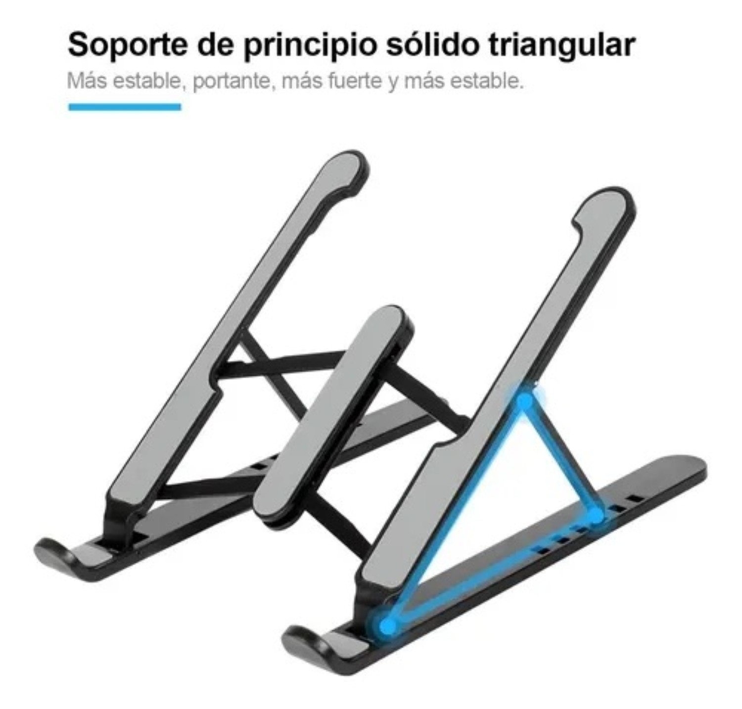 Base Soporte Portátil - Laptop Plegable Color Negro