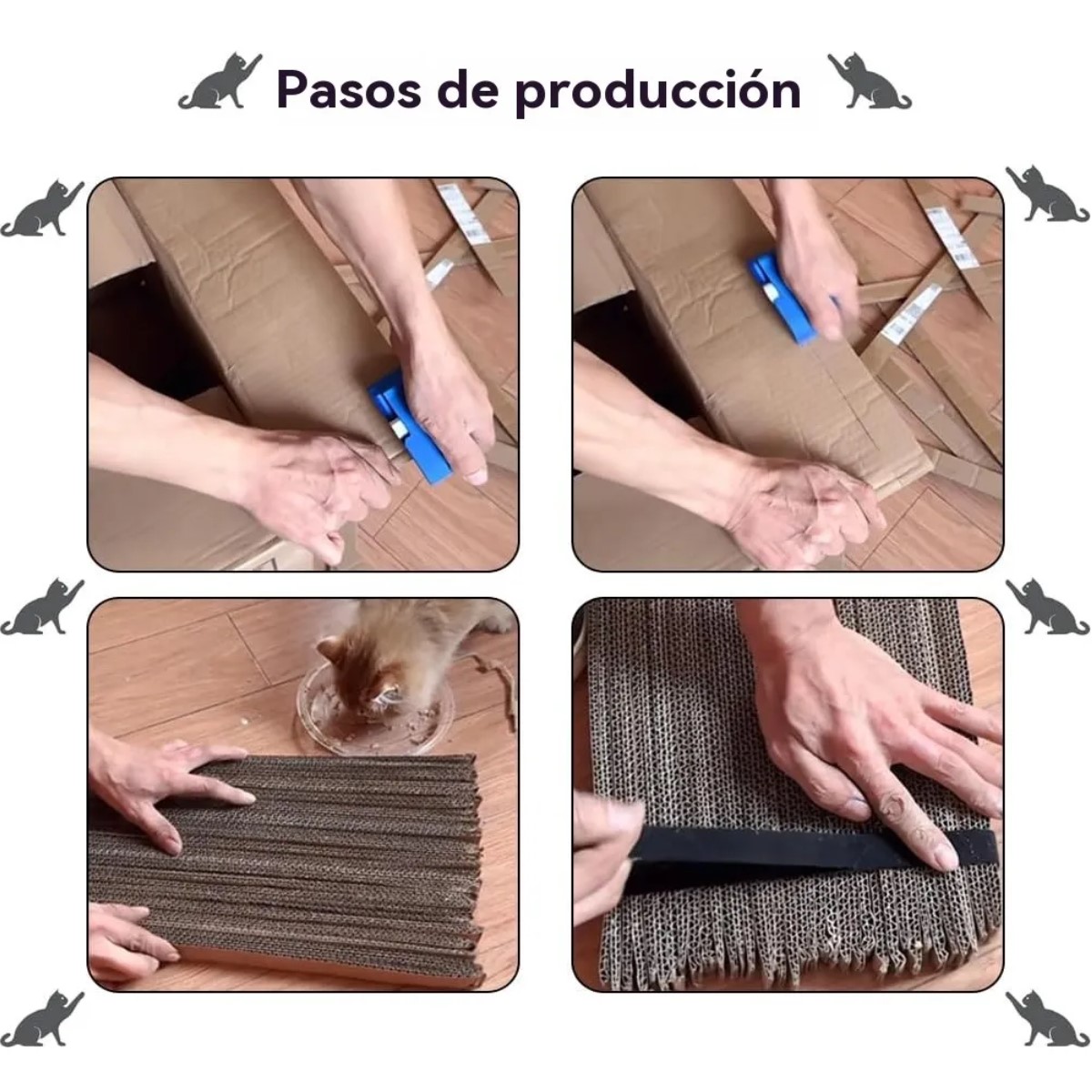 Cortador De Cartón Cat Scratch Para Scratchers 3d