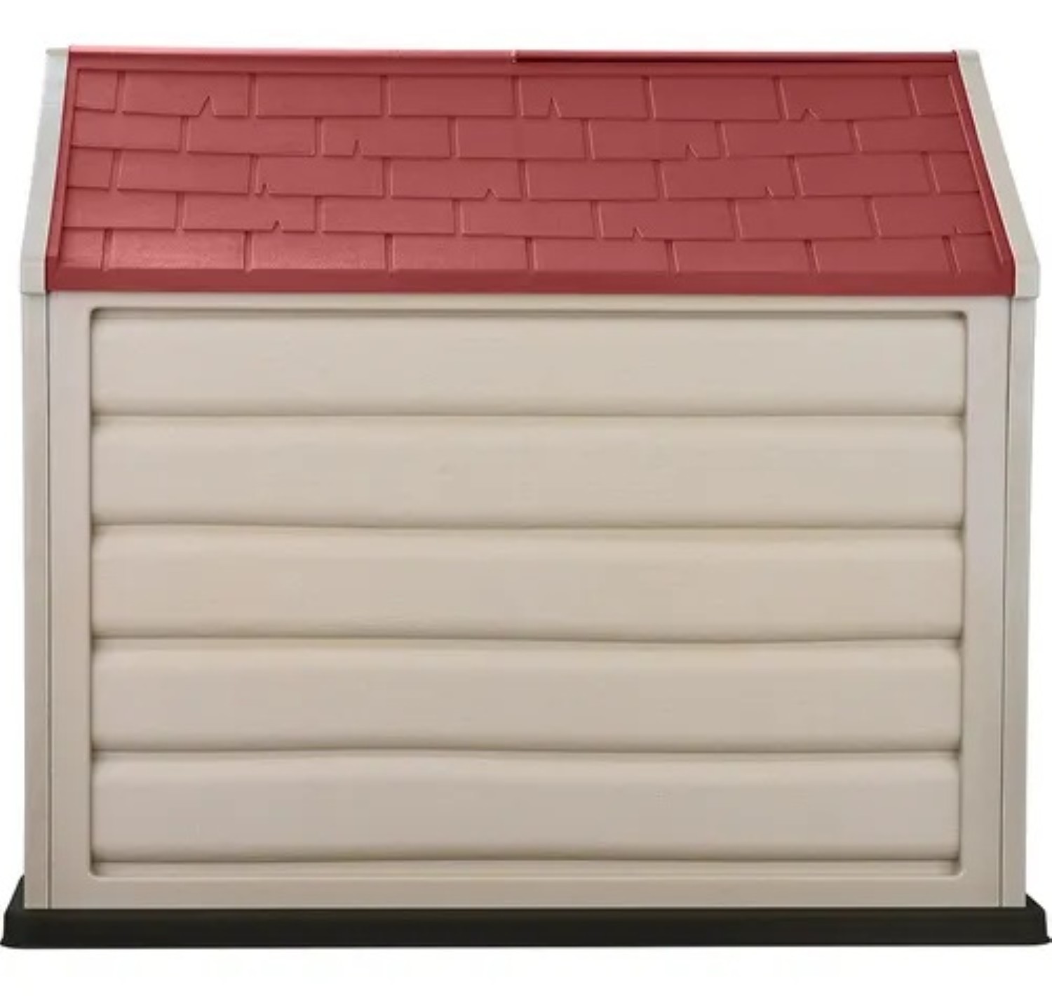 Casa De Plástico Exterior Color Beige Techo terracota