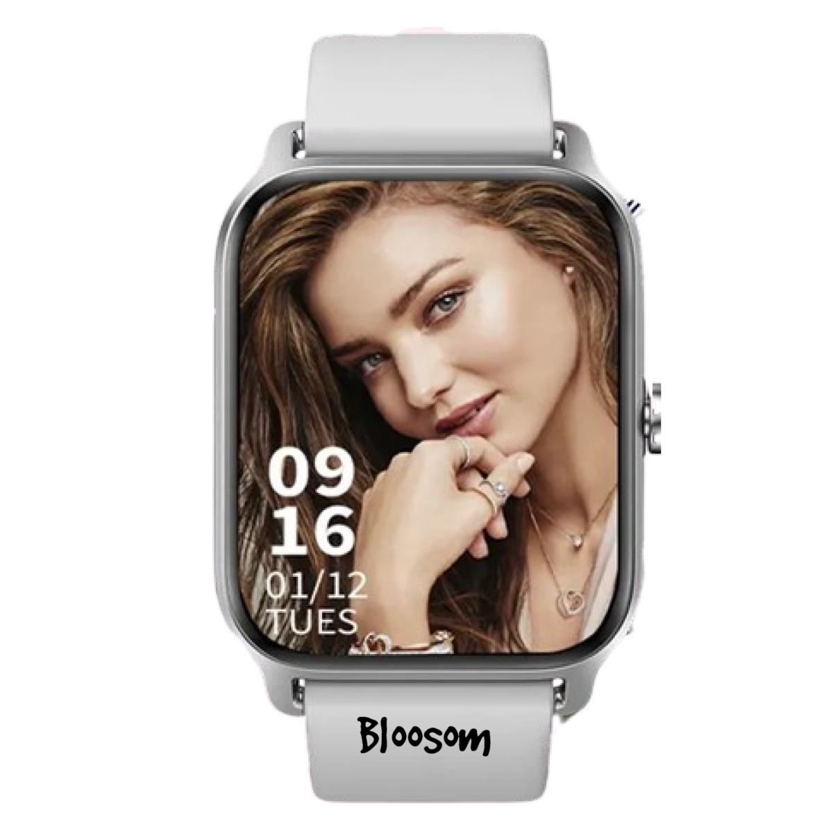 Smartwatch 1.8'' Reloj Inteligente Bluetooth Llamada Alexa Blanco