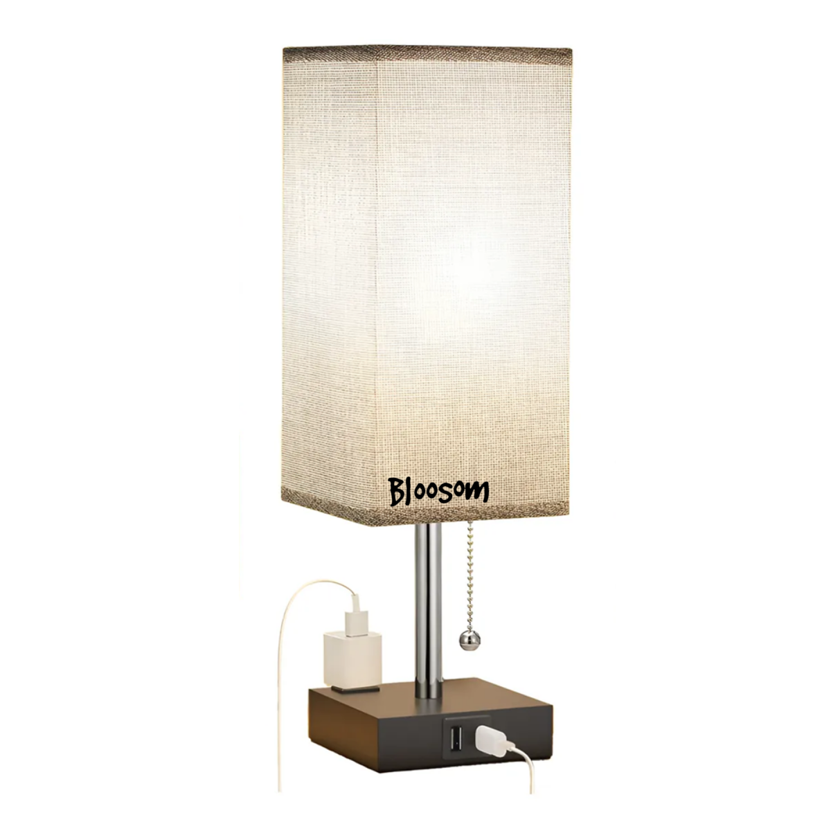 Lámparas De Buró Escritorio Led 3 Colores Con Foco Y Usb-c Beige