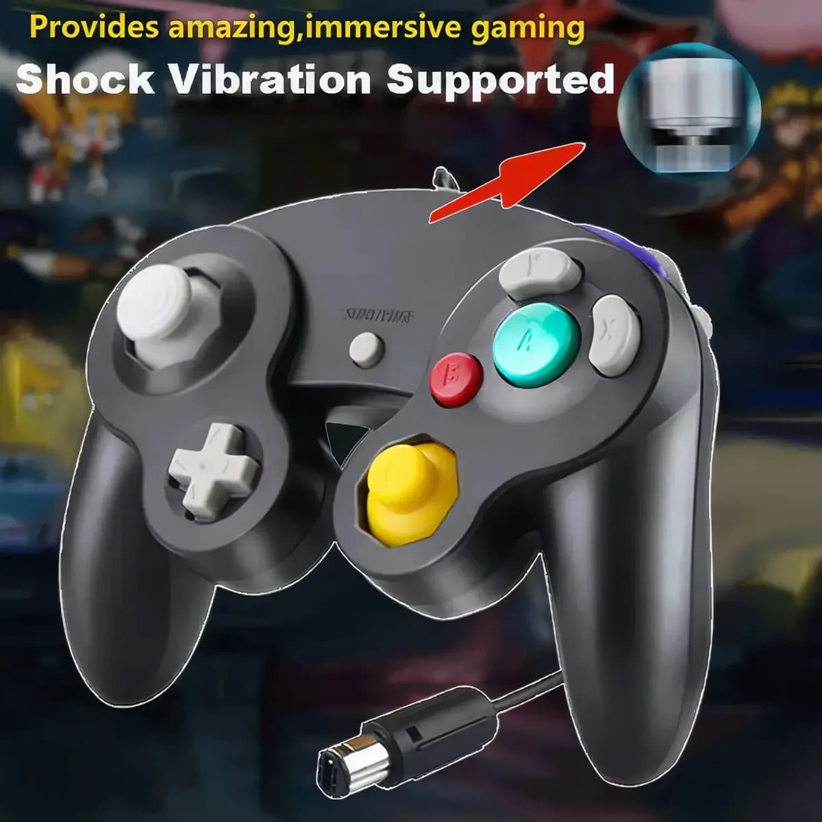 Control Joystick Nintendo Gamecube Alámbrico Análogo Servita