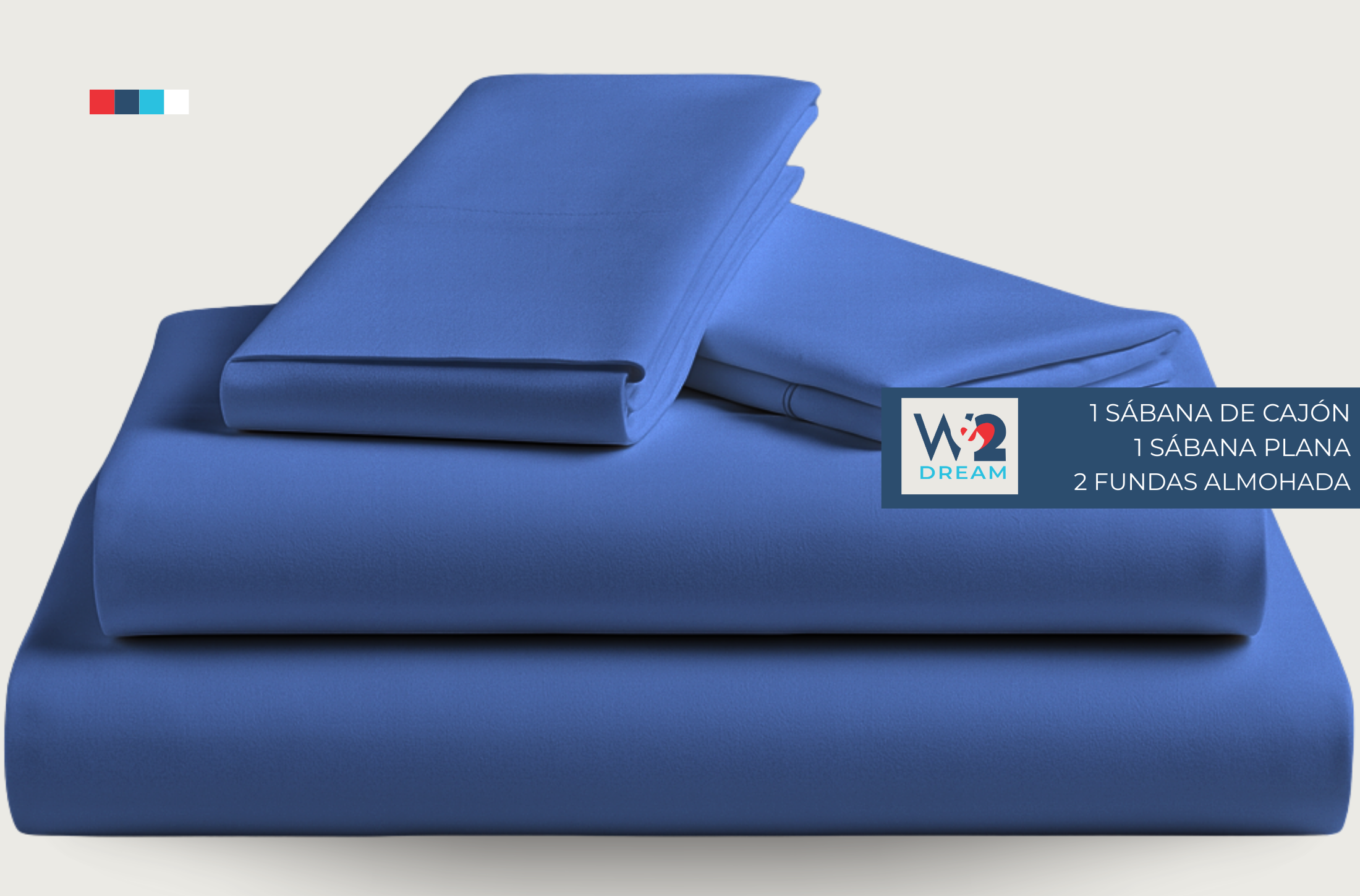 We2 Dream ♥ Juego de Sábanas de Algodón Matrimonial Premium 300 Hilos ...