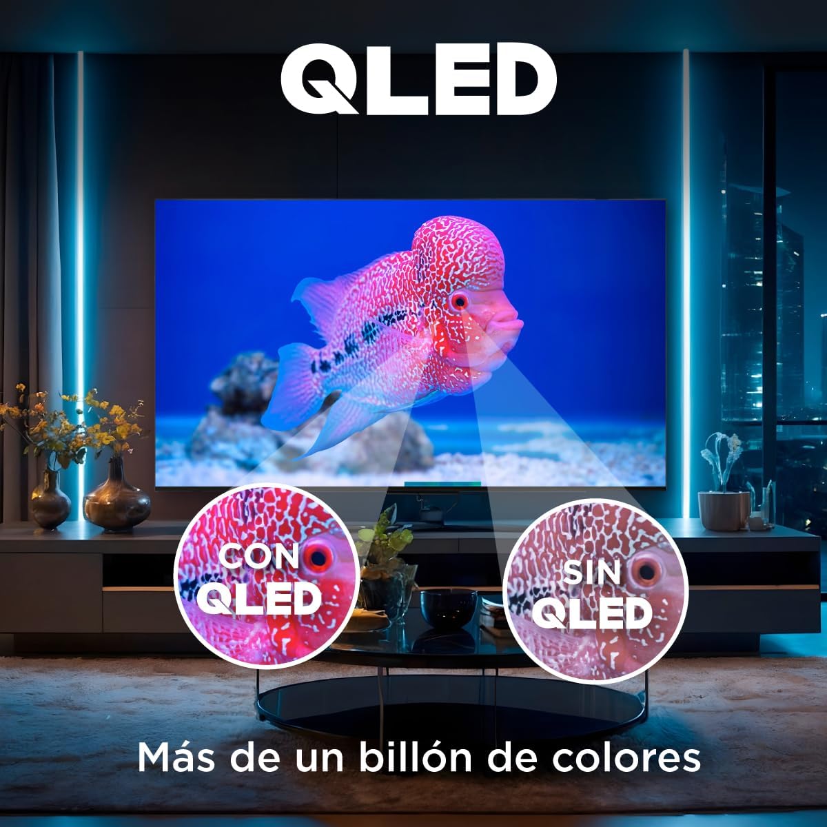 Pantalla Smart Tv 50 Pulgadas Tcl Q Class 4k 60hz Ultra Hd Qled Sistema ...