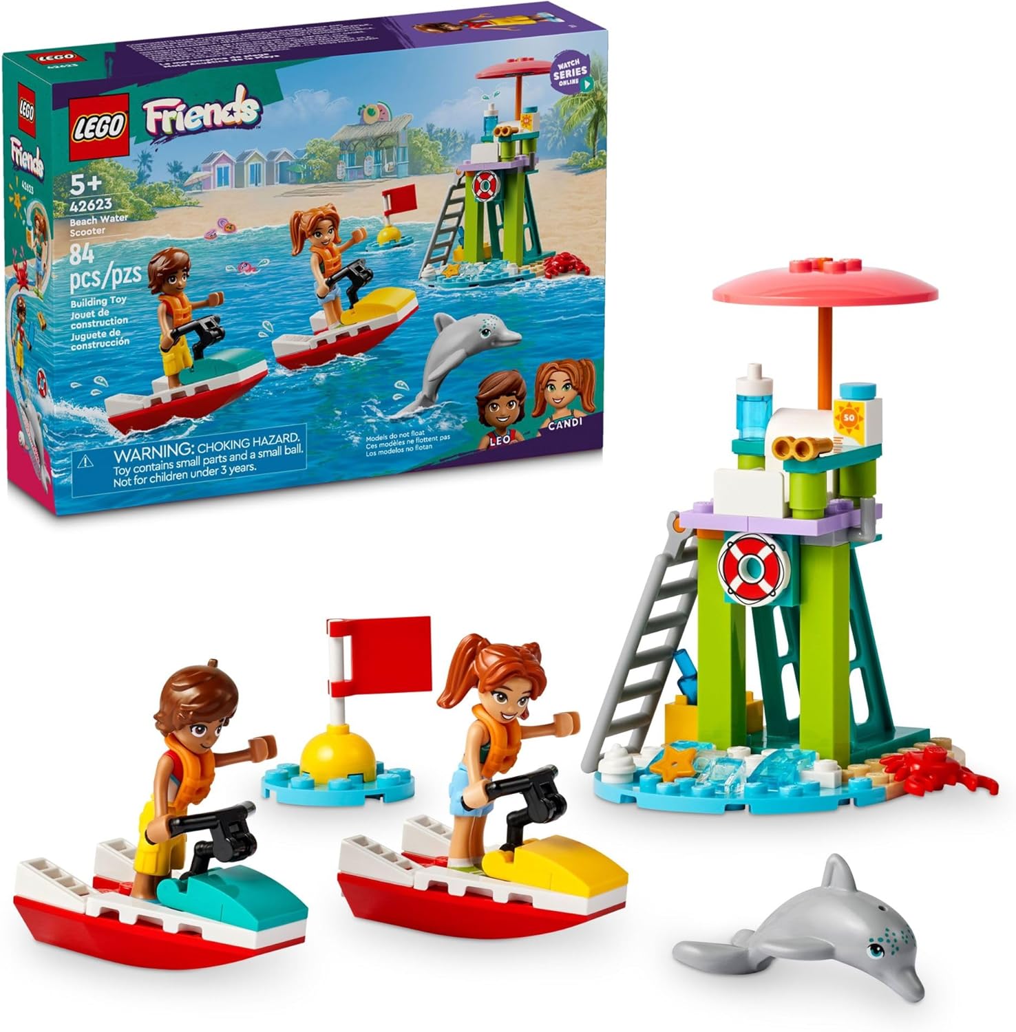 LEGO Friends Moto Acuática de la Playa, Set de construcción, con 2 Mini ...