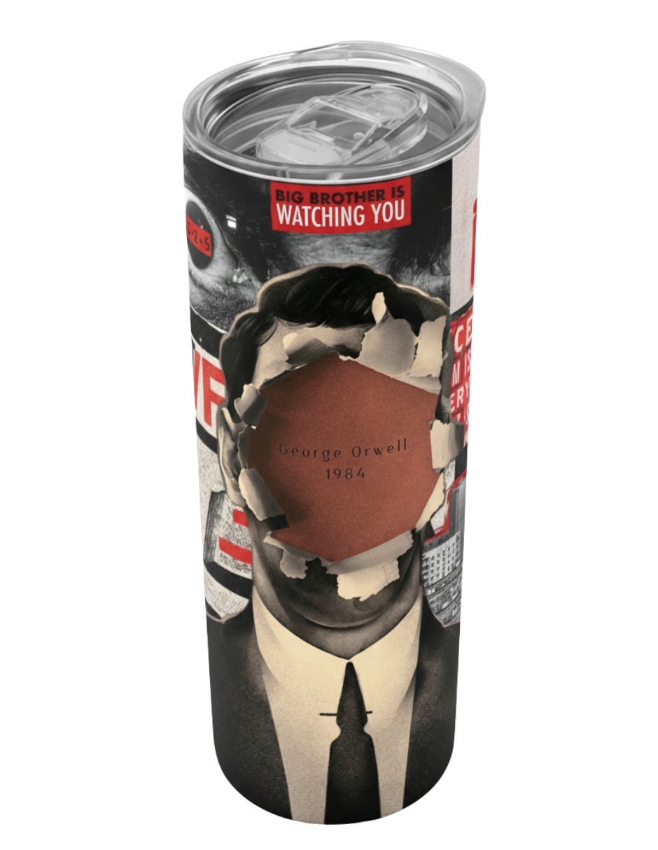 Duo de Termos Tink 1984 Big Brother Collage Editorial 590 ml