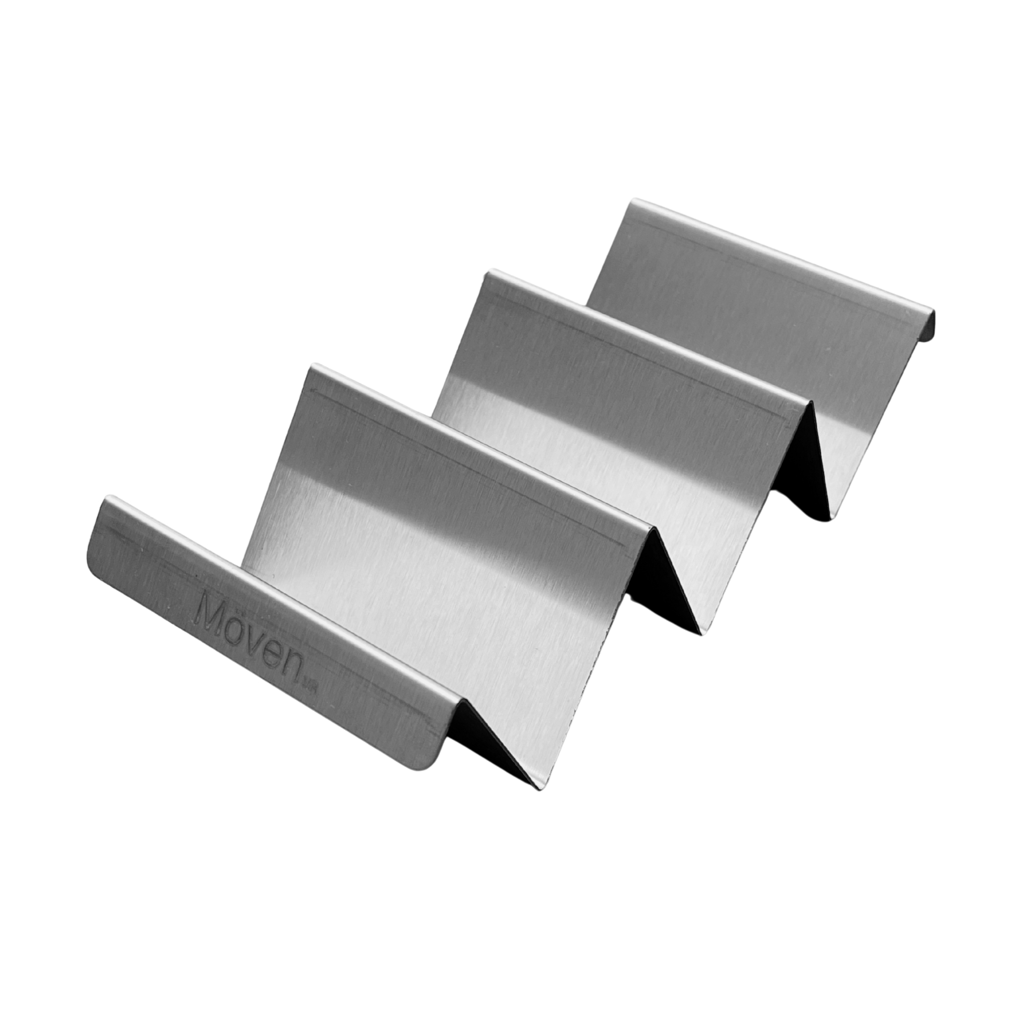 Porta Tacos MÖVEN de Acero Inoxidable 15/0, Set de 3 Piezas Elegante y ...