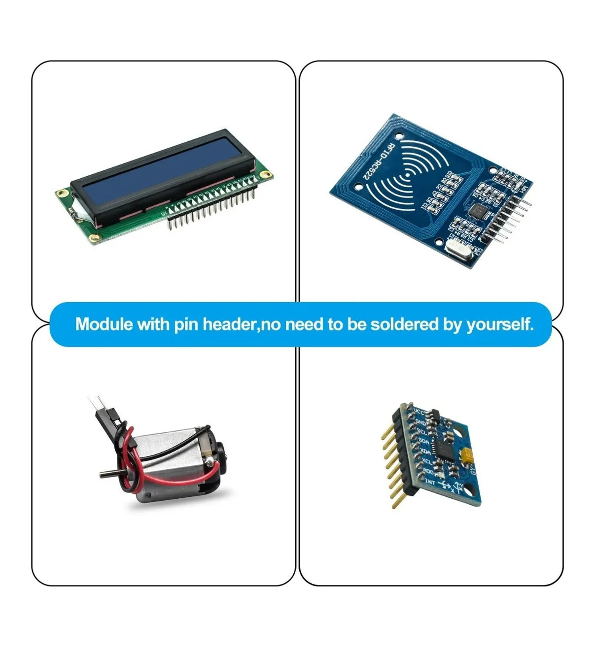 Completo Kit Compatible C/ Arduino Uno Con Español Tutorial Malubero