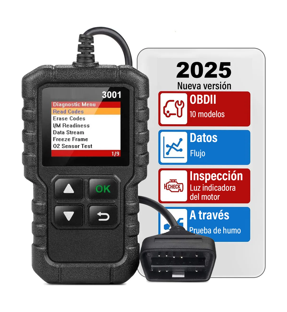 Launch Creader 3001 Escaner Automotriz Malubero Multimarca Motor