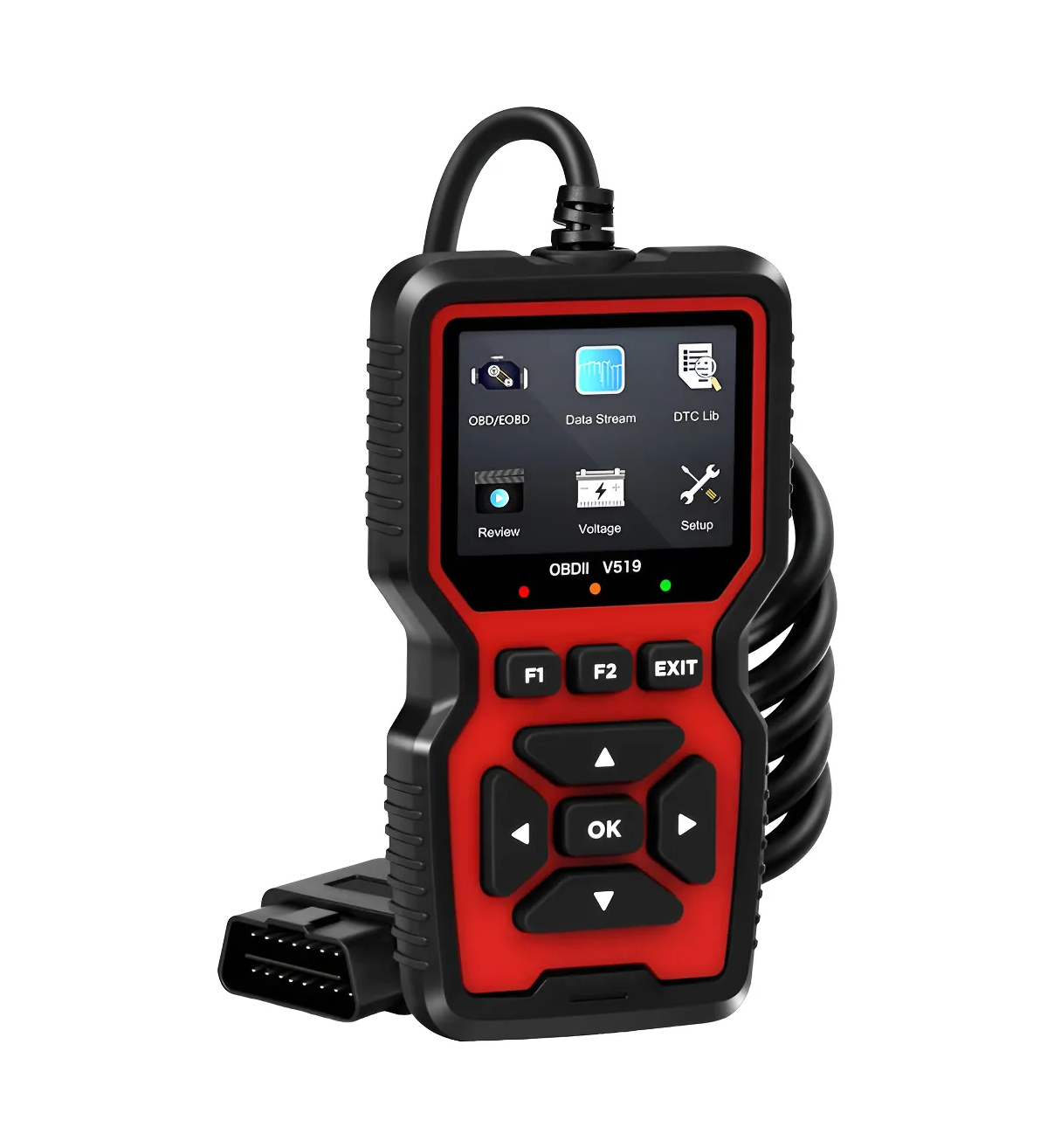 Escáner Automotriz Obd2 Launch Creader 35901 Rojo Malubero