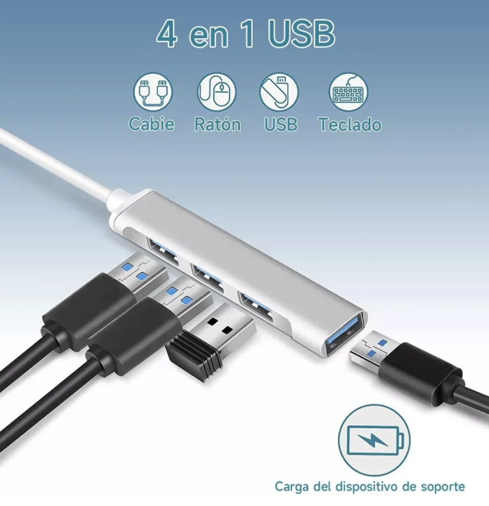 Adaptador Usb Multi Usb Conector Usb Hub Adaptador