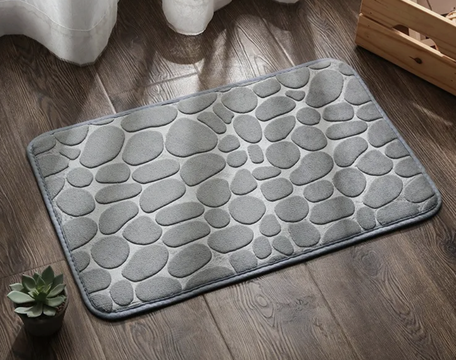 Tapete Baño Ultra Suave Antideslizante Absorbente De Agua