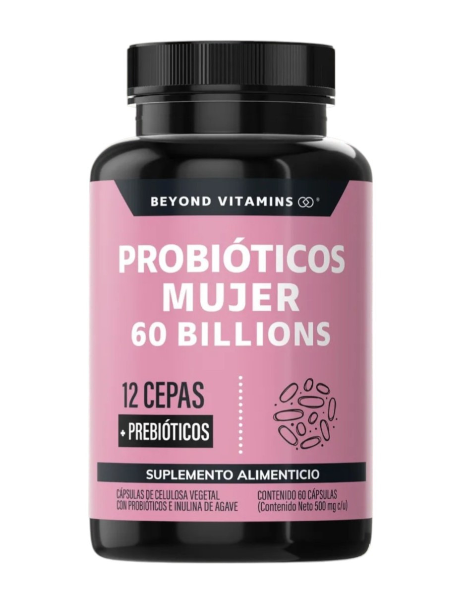 Probióticos Mujer 60 Billion + Prebióticos