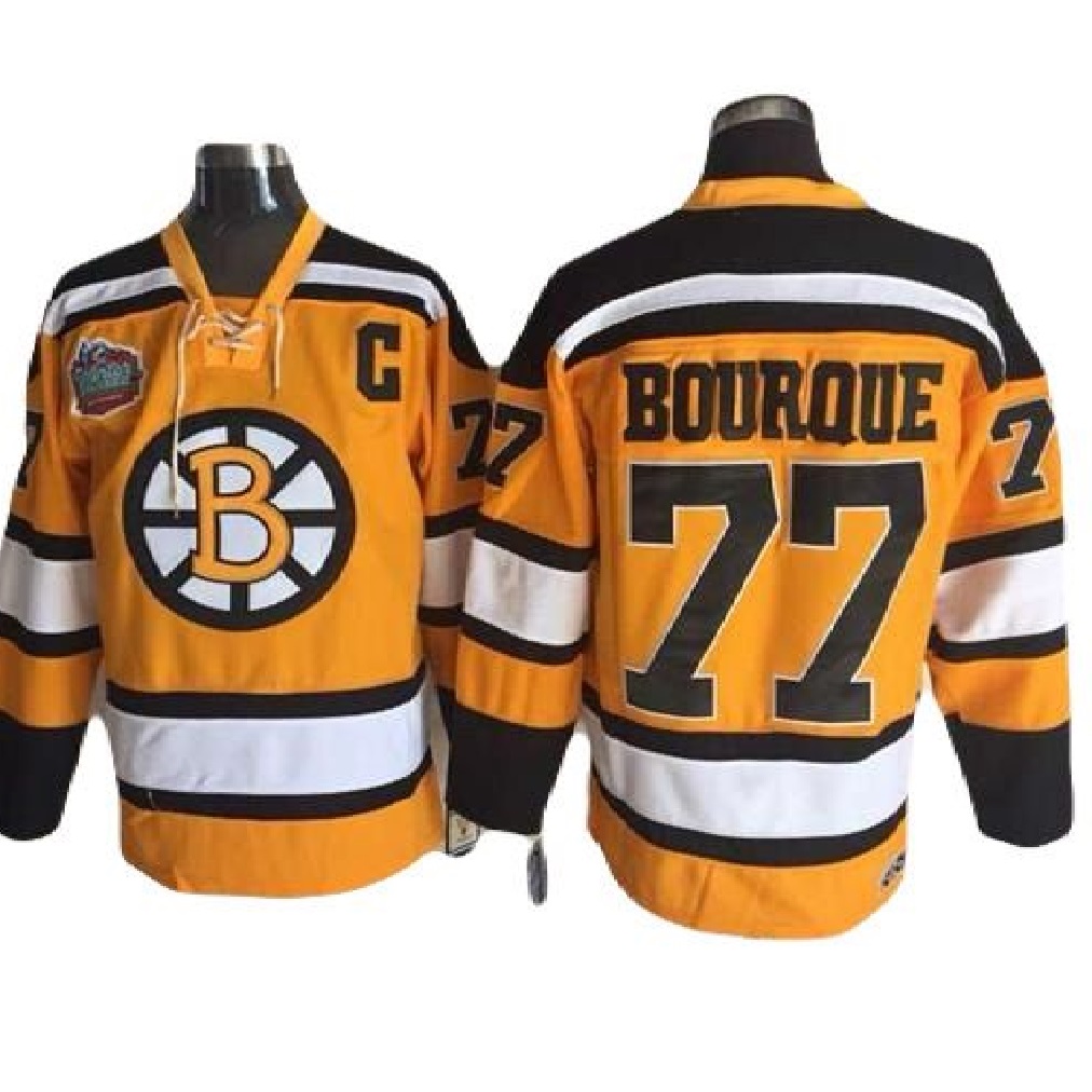 Fabuloso! Jersey Hockey Bruins Edicion Especial Bordado Amarillo Ray ...