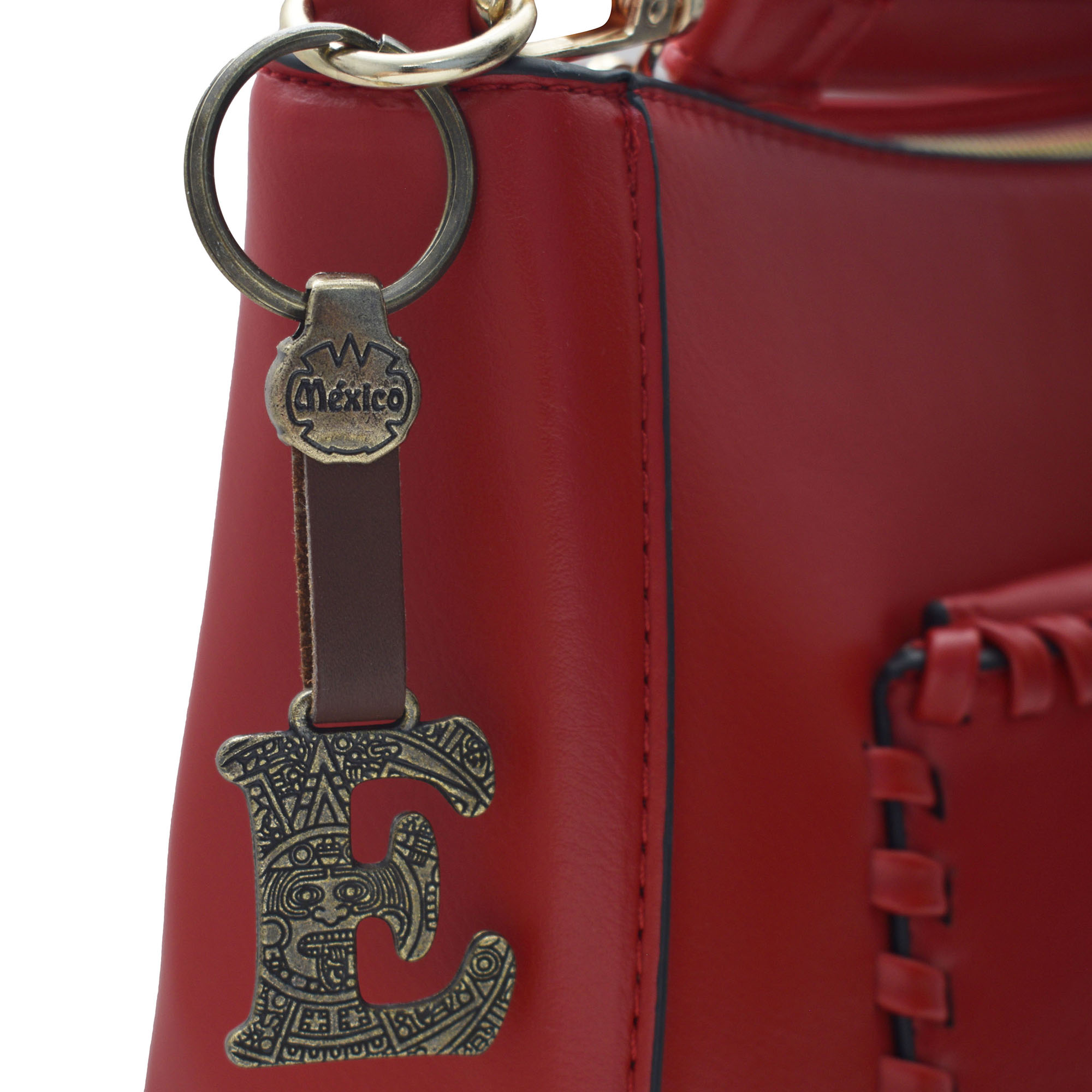 Tu Inicial con Historia. Llavero Letra E con Grabado del Calendario ...