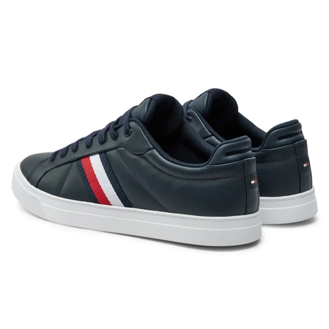 Tenis Tommy Hilfiger Icon Court Marino Original para Hombre