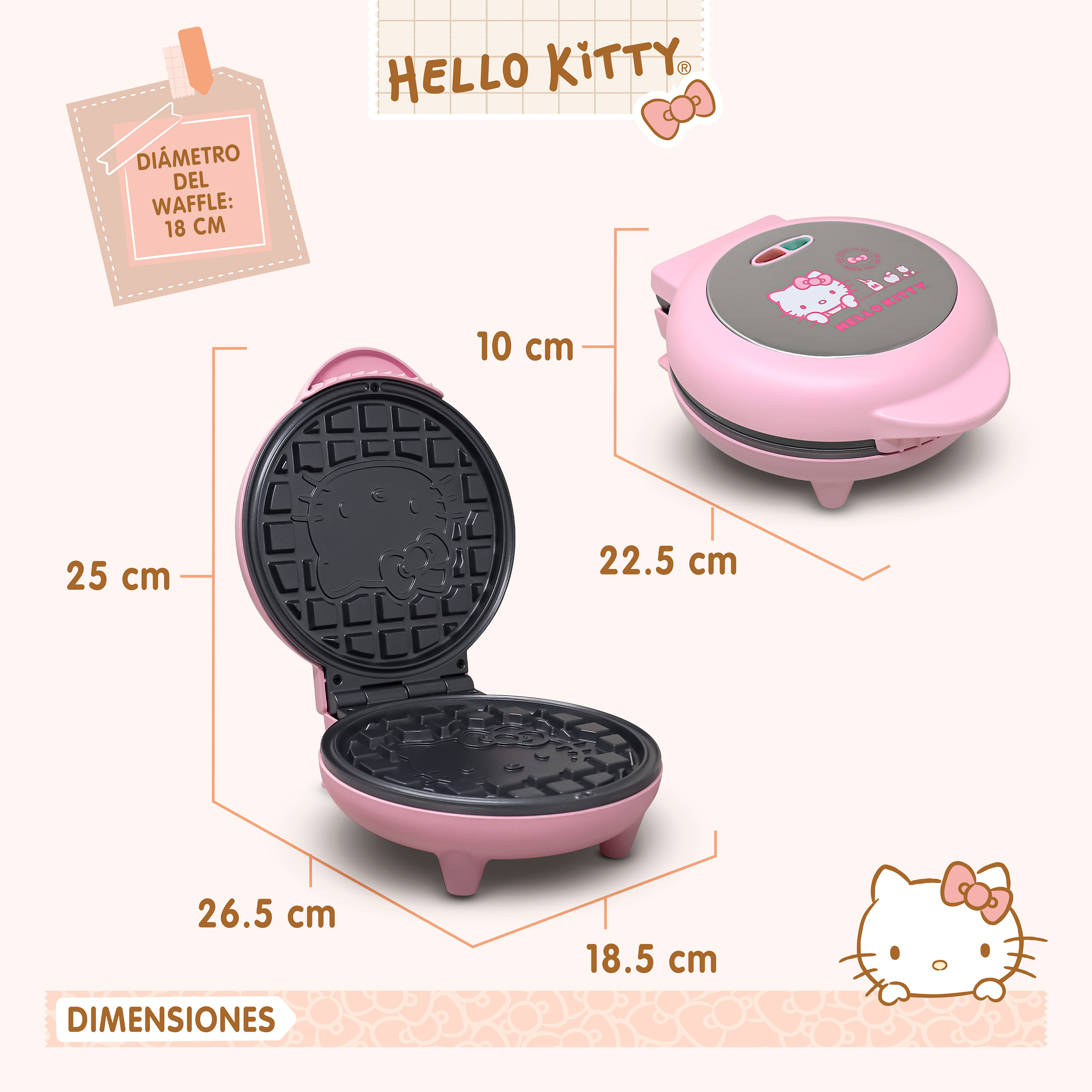 SANRIO Waflera De Hello Kitty HK-91