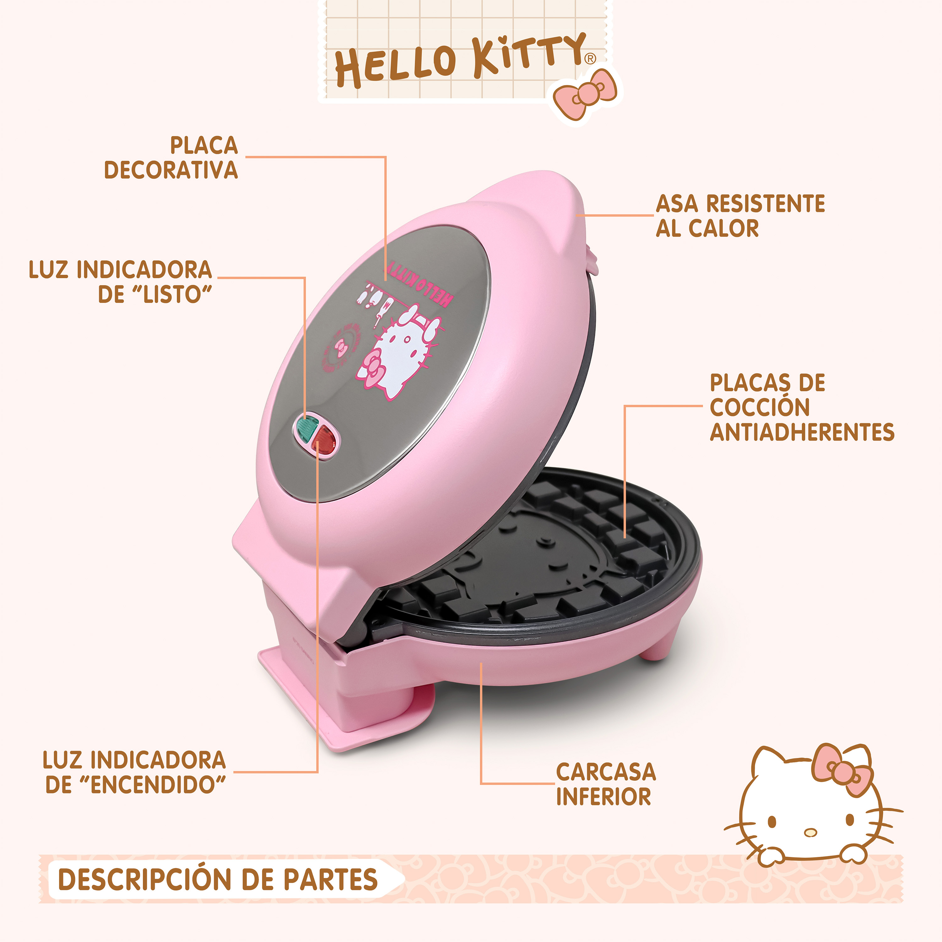 SANRIO Waflera De Hello Kitty HK-91