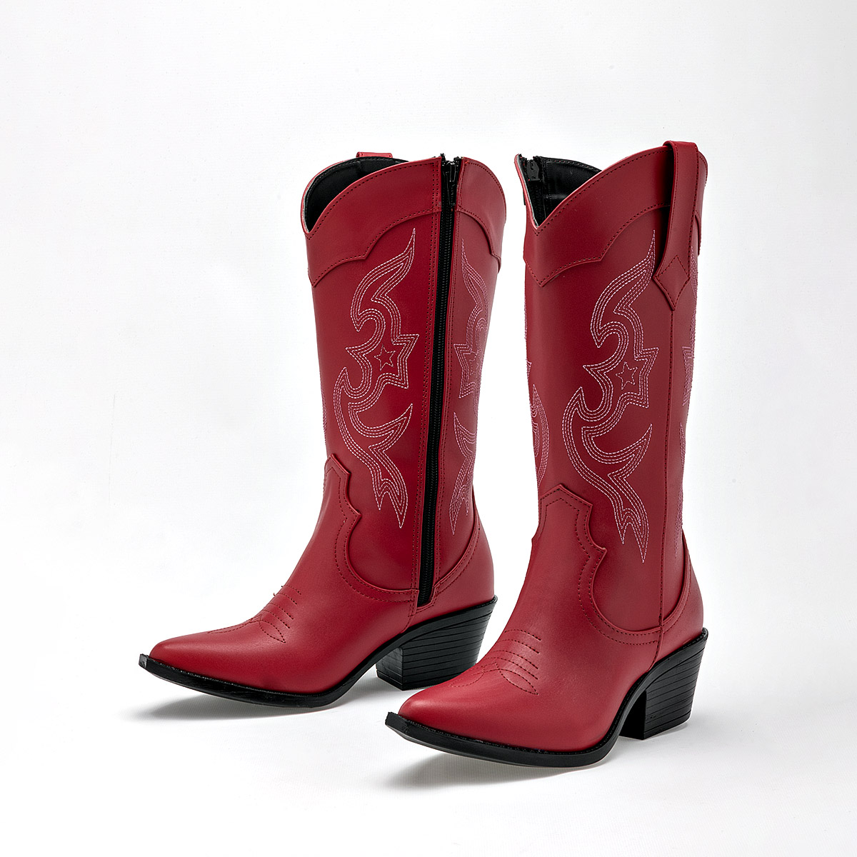 BOTA VAQUERA MUJER MORAMORA SHIRLY ROJO