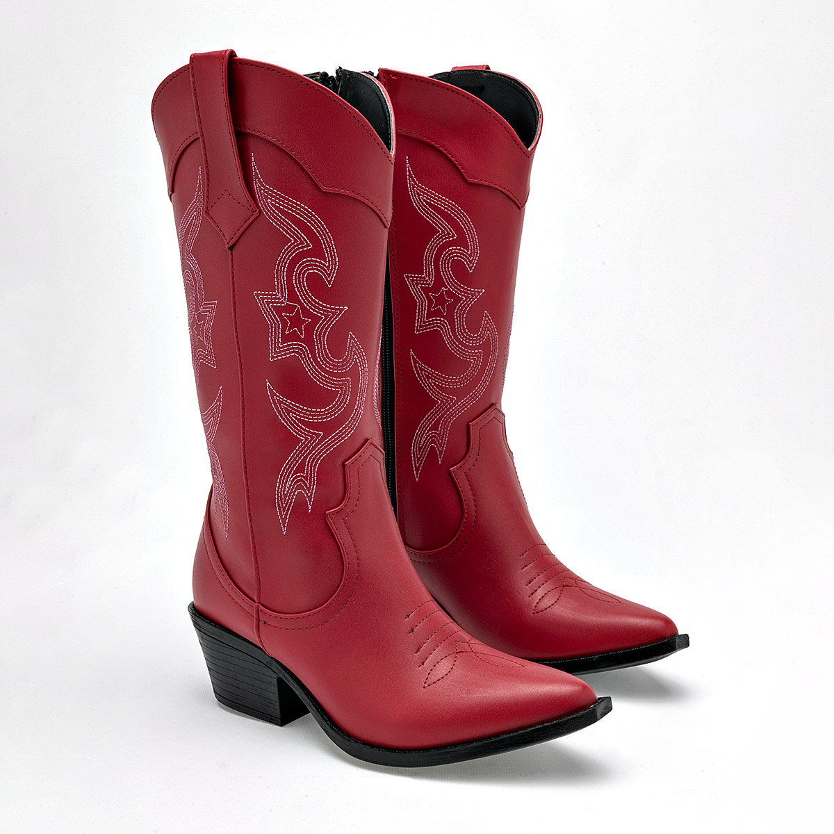 BOTA VAQUERA MUJER MORAMORA SHIRLY ROJO