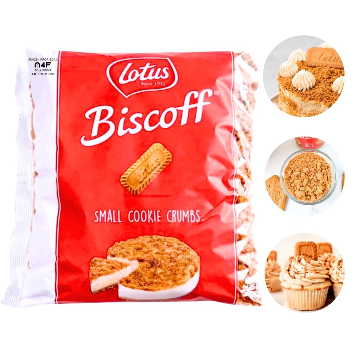 Galleta Lotus Biscoff Molida Crumble Vegano 750g