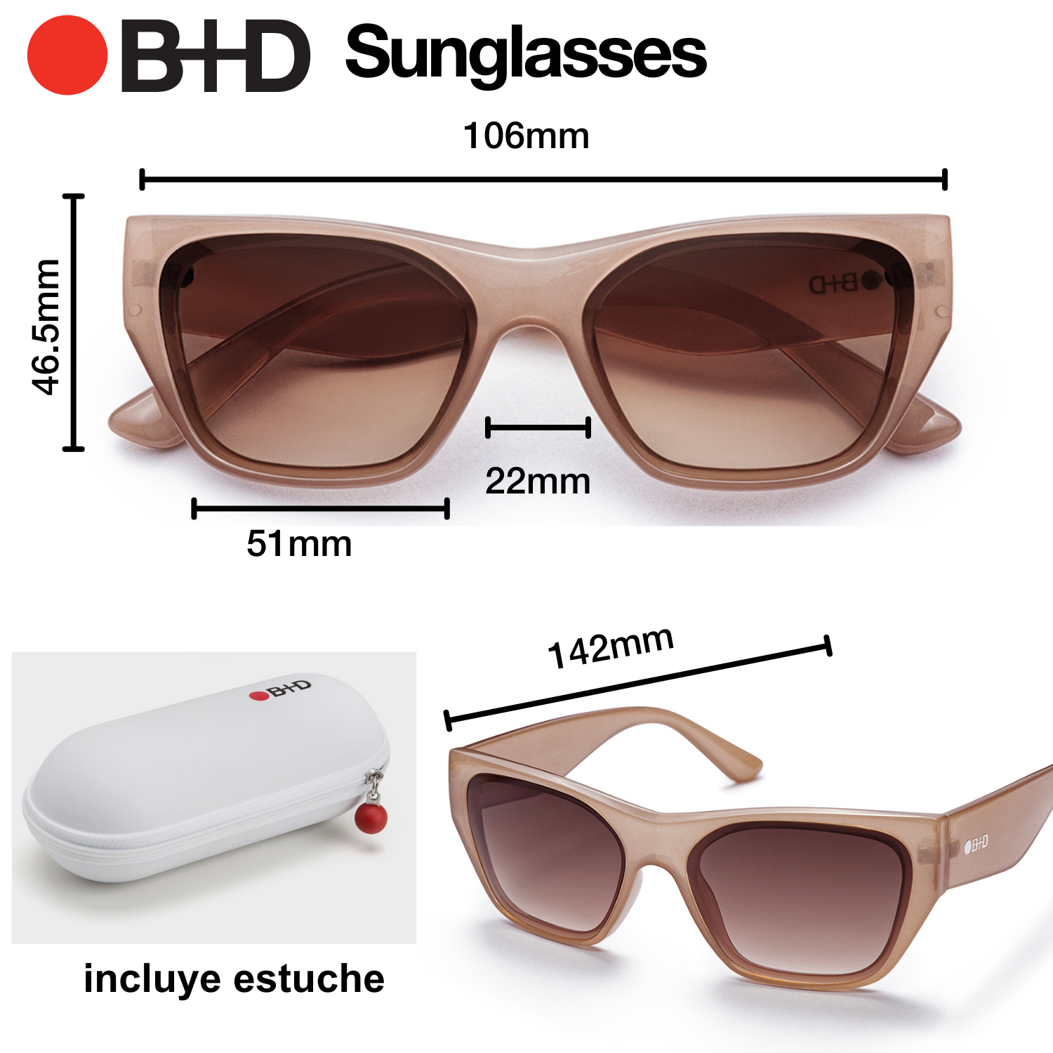 Lentes de Sol B+D Copenhague Dis Unisex Proteccion UV400