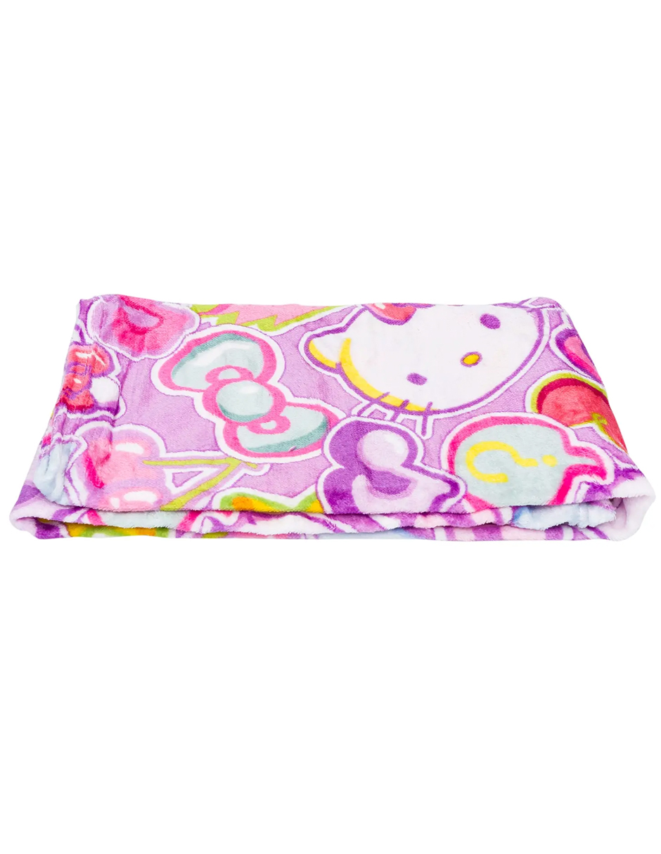 Cobija Infantil Hello Kitty, Suave y Ligera Tamaño 1.1m x 1.4m