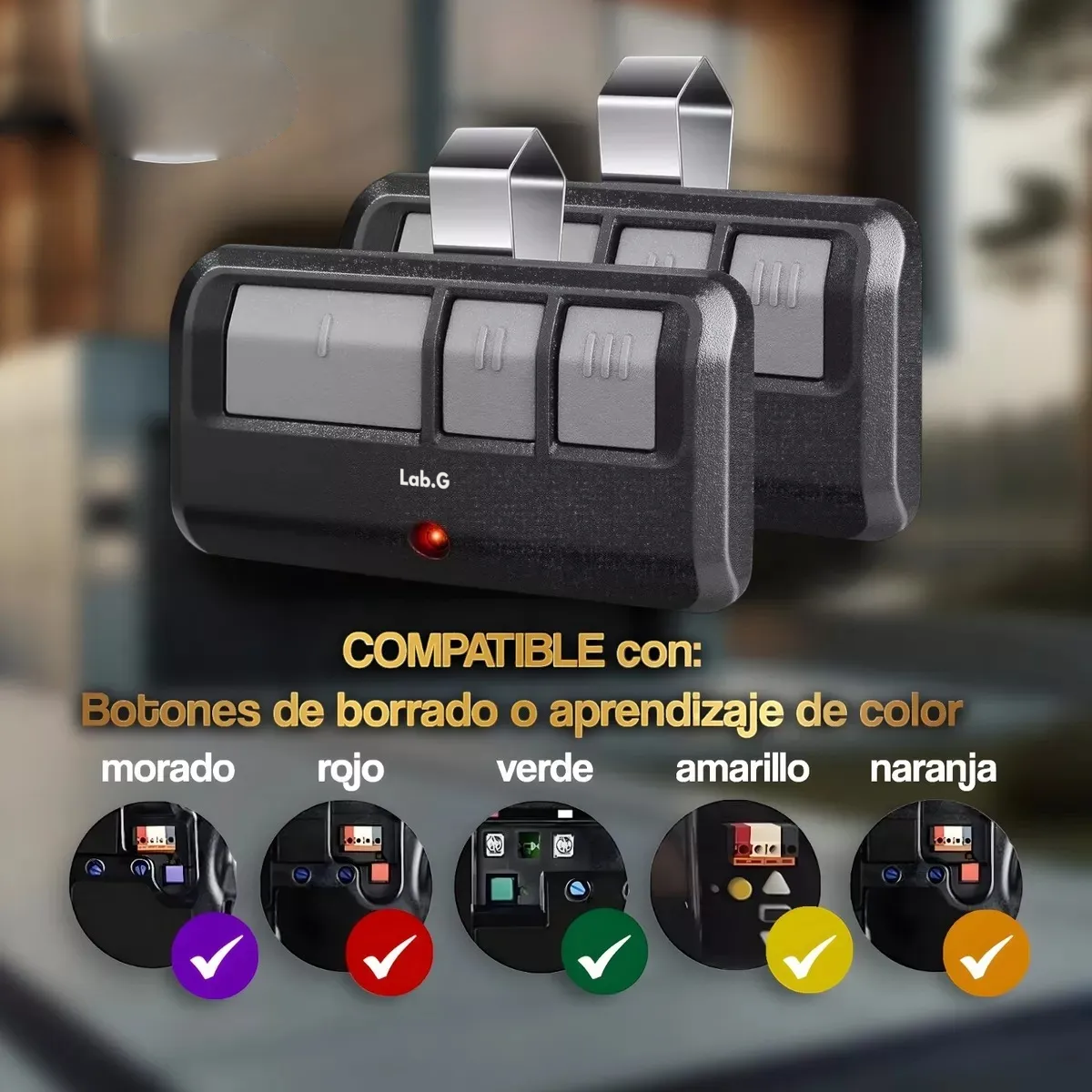 "Control Universal Multifrecuencia Para Portón Eléctrico 1 pz