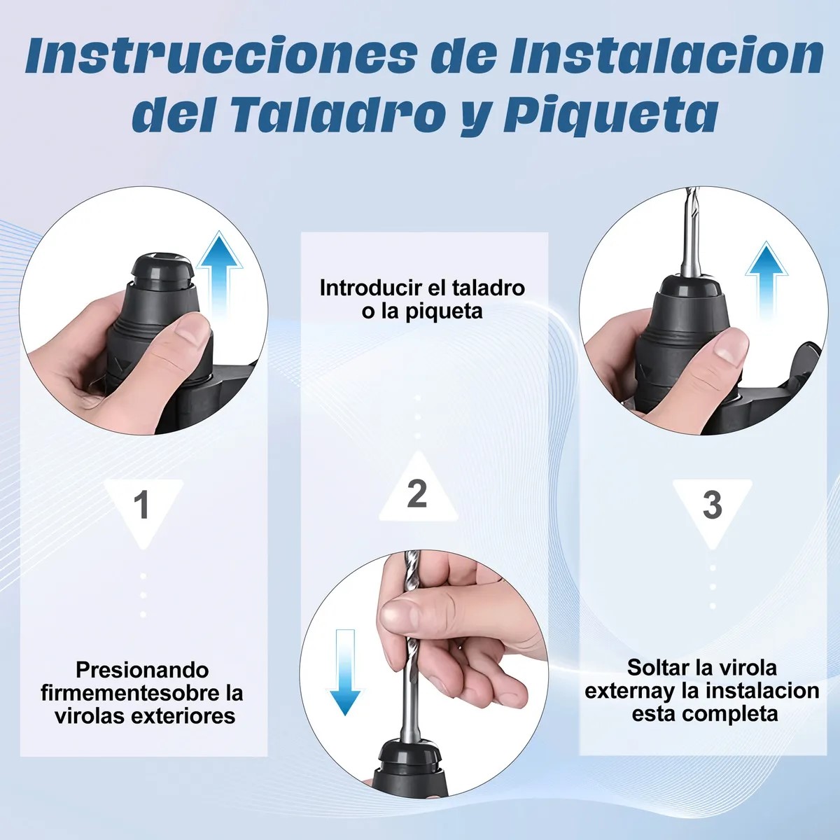 Rotomartillo Taladro de Impacto Sds Plus Roto Martillo Cincelador ...