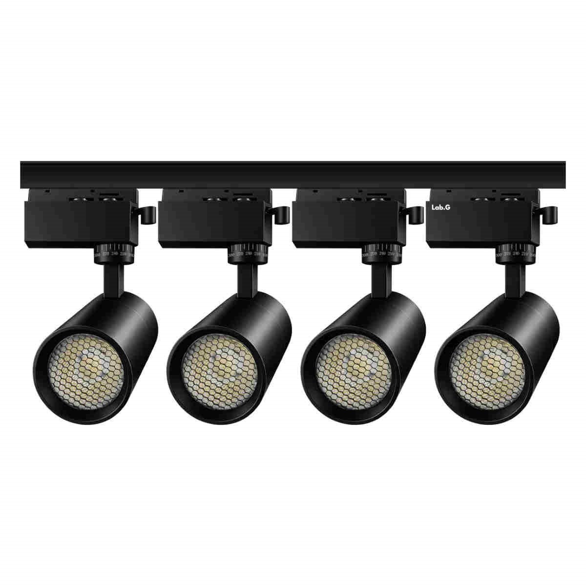 Cabezal De Riel Led Negro De 7 W, 3000 K Cálido, Ángulo De Inclinación ...