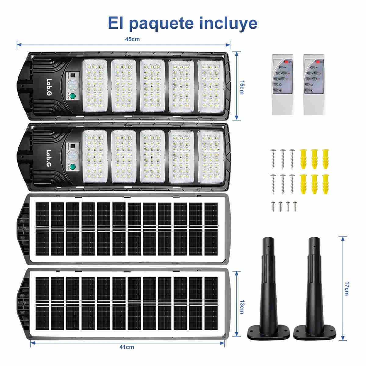 Lámpara Solar Exterior
