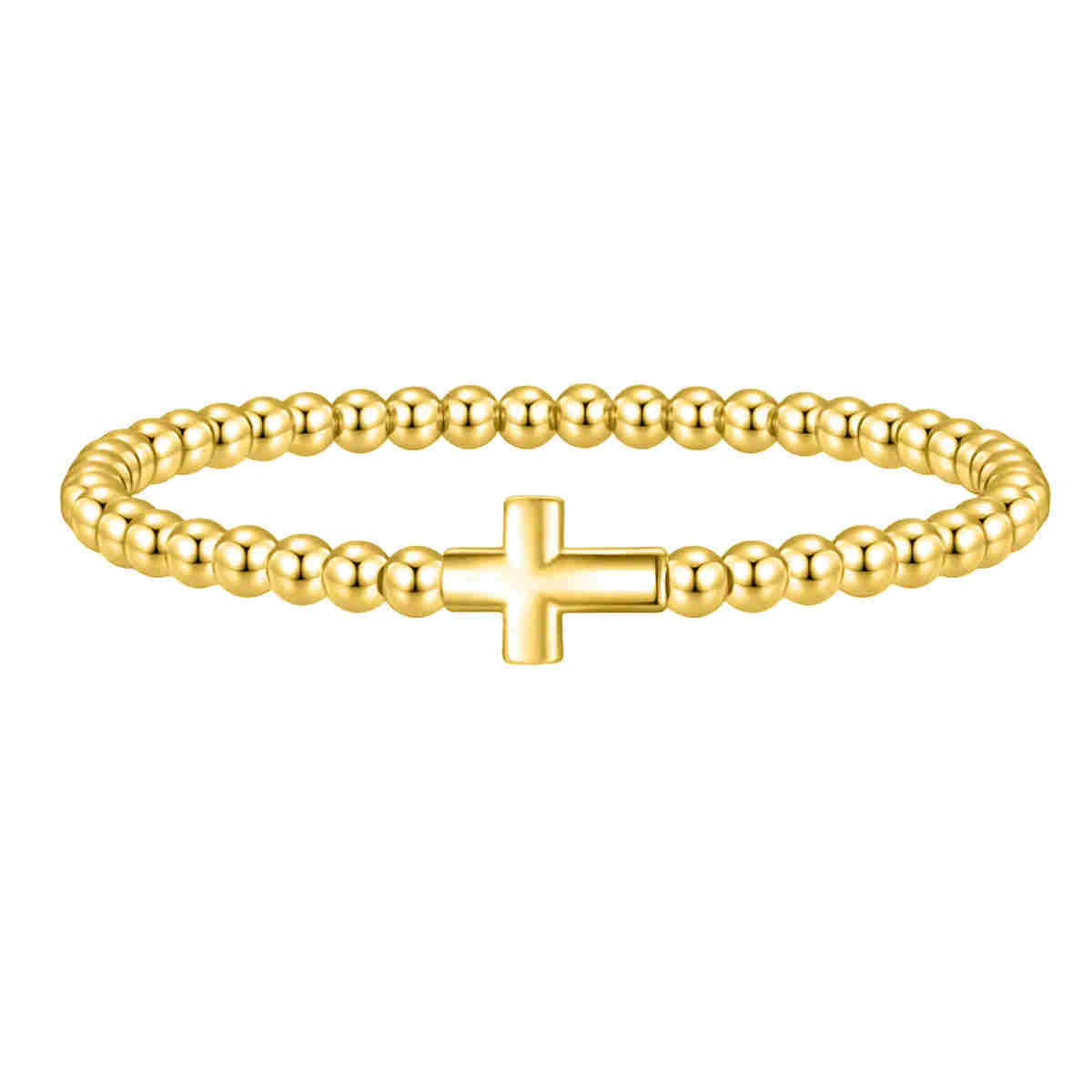 Pulseras Acero Inoxidable de Cruz para mujer .Brazalete moda ajustable ...