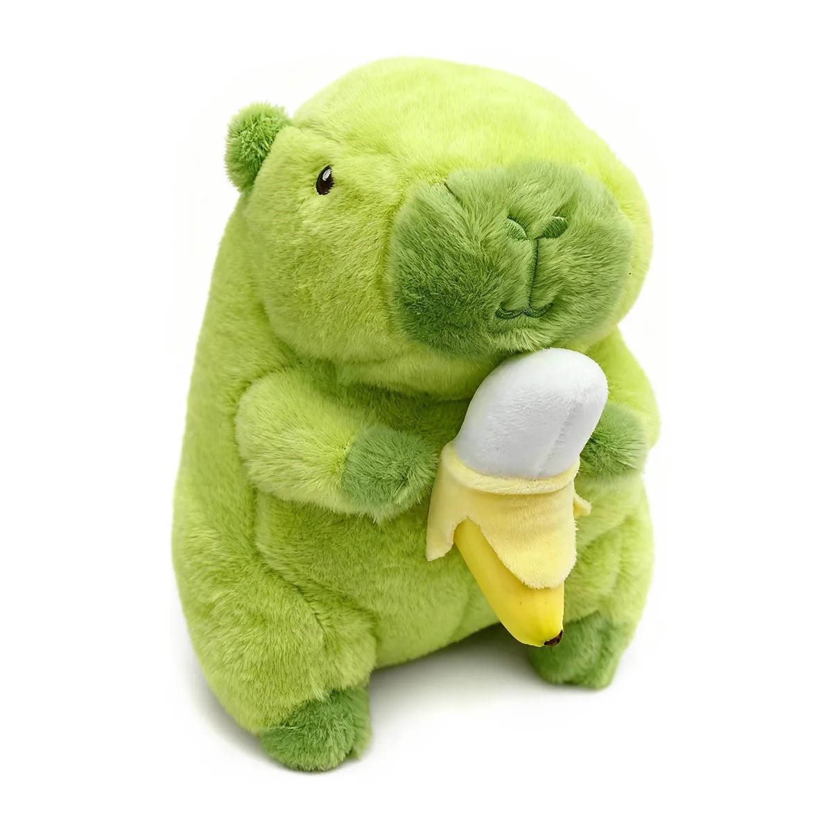 Sunrises Peluche Capibara Verde Con Banana - Muñeco Anti-estrés Grande ...