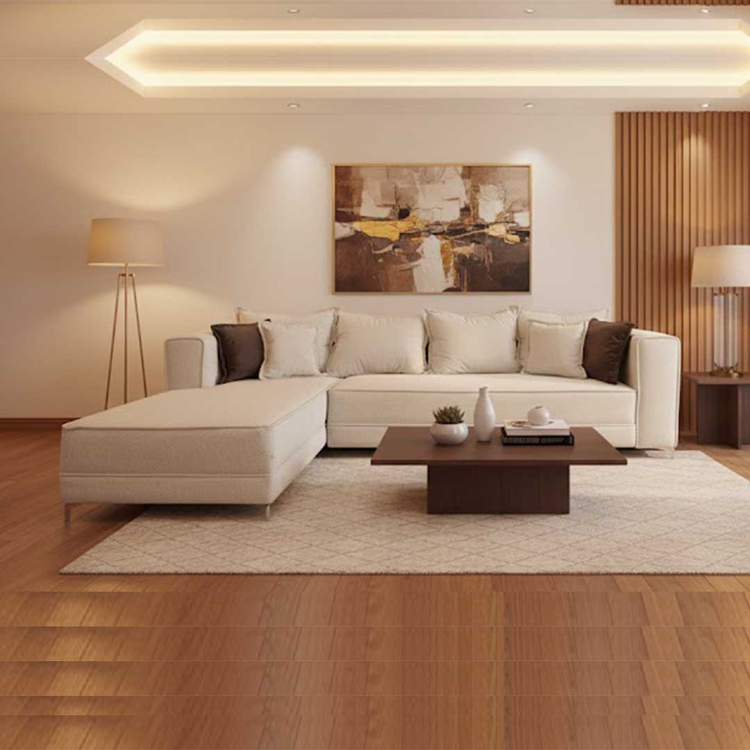 Sala Esquinera Moderna Modular Cómoda Confortable Crema Liverpool ...