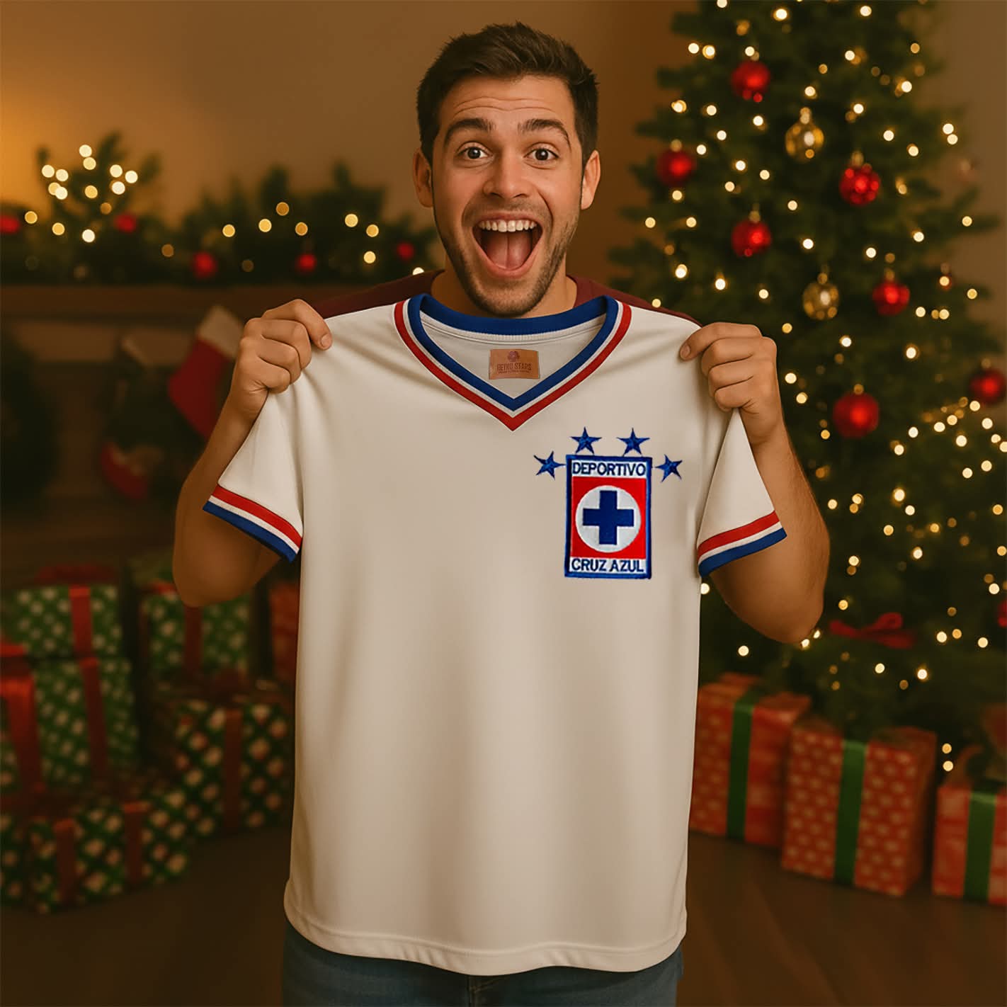 Playera Retro Cruz Azul 1974