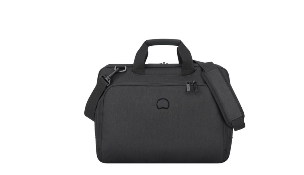Maletín Delsey para Laptop de hasta 15.6". Color Negro.