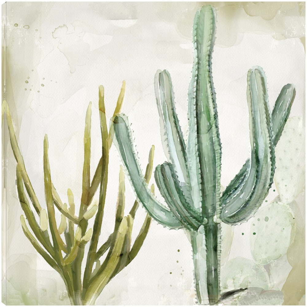 Cuadro decorativo - Canvas - Cactus en Acuarela II de Heather Hayes ...