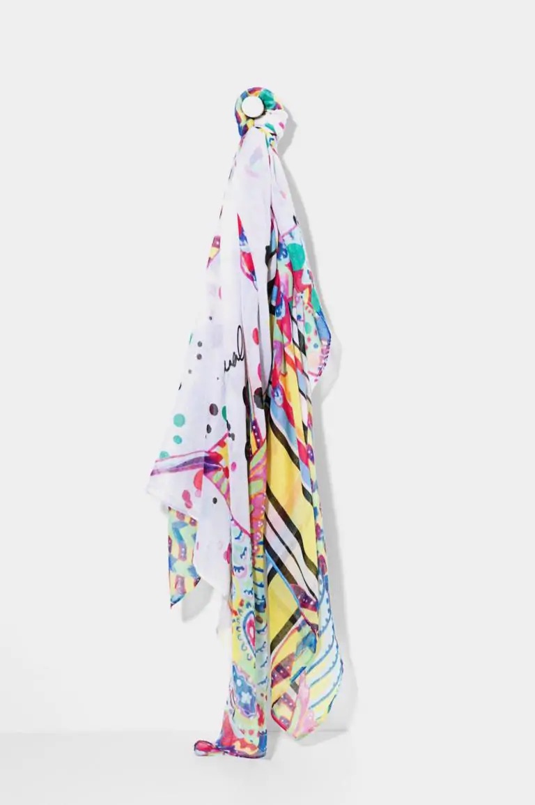 Pashmina "Splatter" Multicolor Dama DESIGUAL