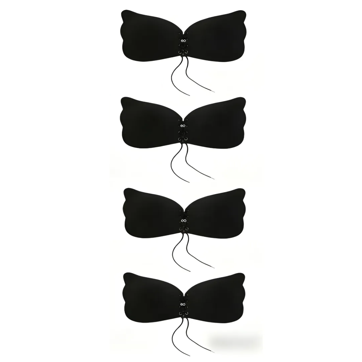 Brasier Strapless Push Ups Invisible Sin Tirante, 4 Uds Color Negro B36