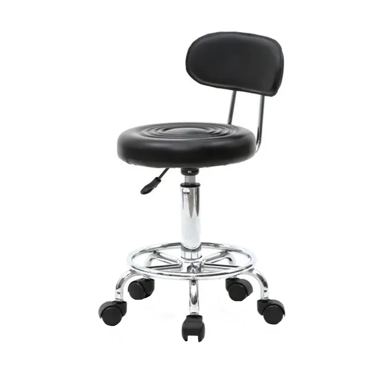 Banco Silla Giratorio Neumático Taburete Ajustable Con Rueda