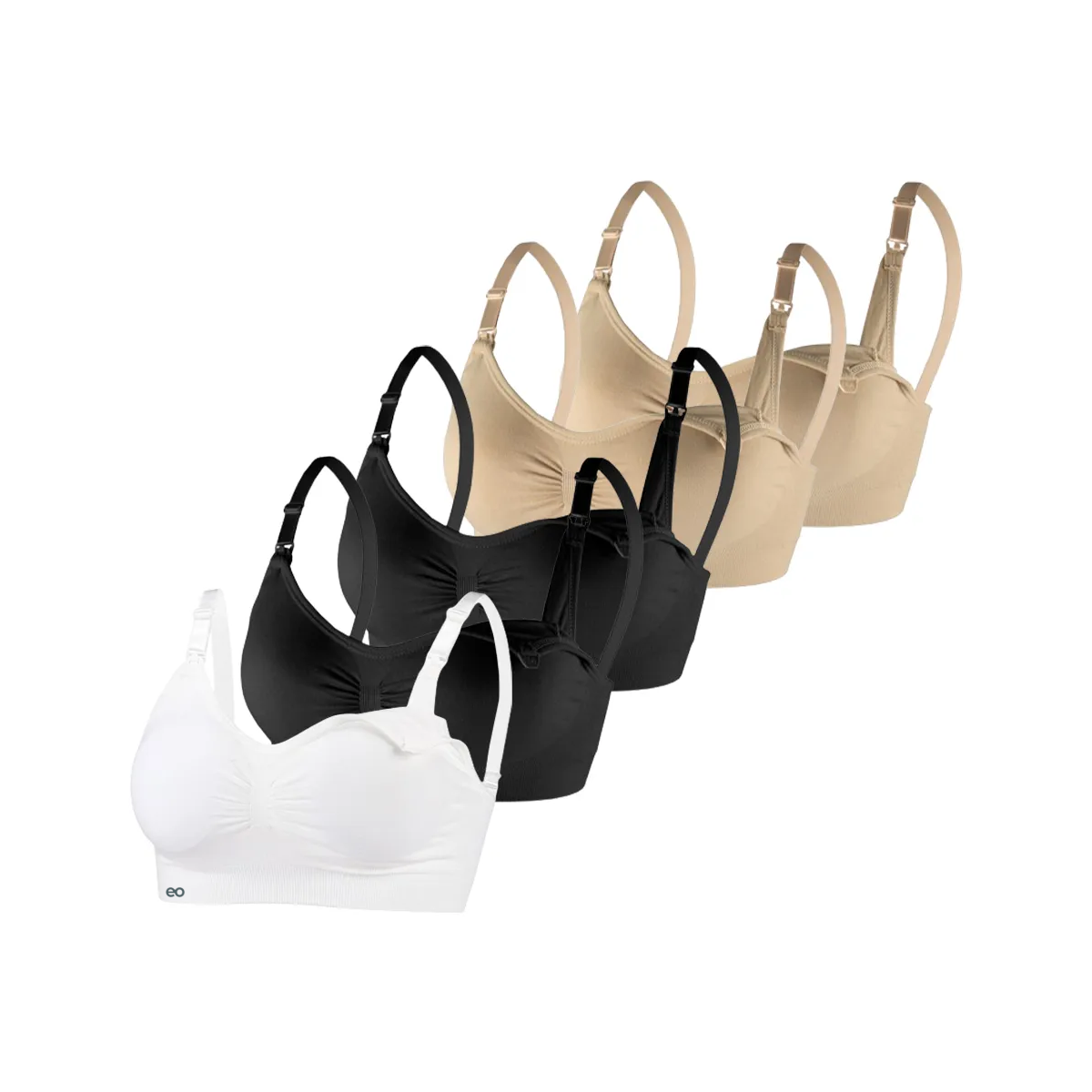 5 Piezas Brasier De Lactancia Piezas Ropa Maternidad Talla: XL (Imagen ...