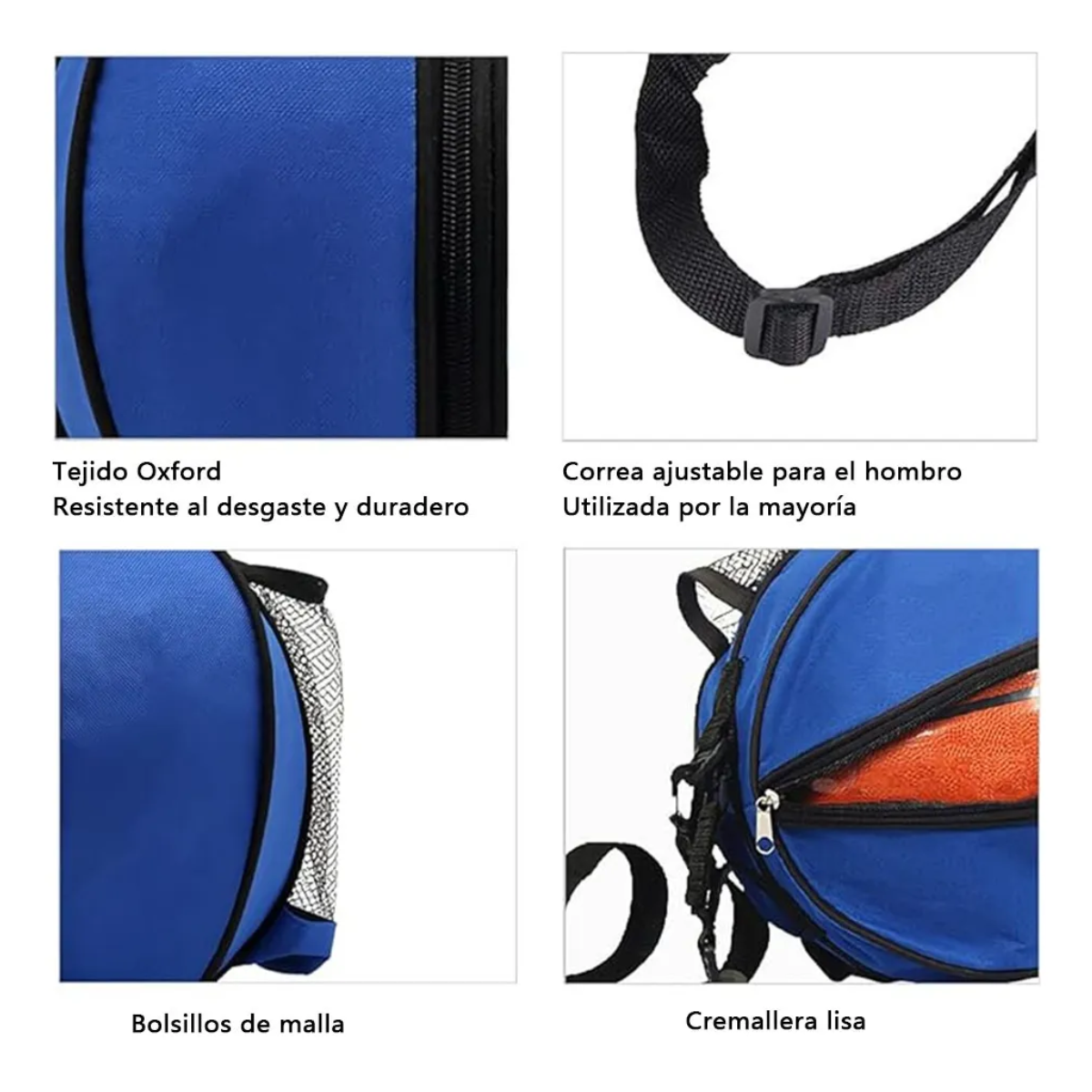 Bolsa Impermeable Para Pelota De Fútbol Básquetbol Azul