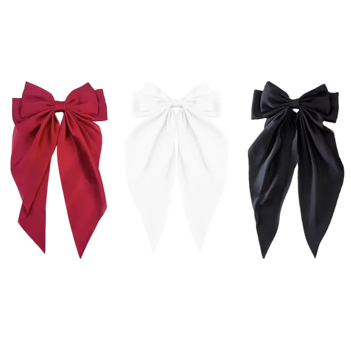 Moños Para Cabello Lazos Grandes Elegantes 3 Piezas